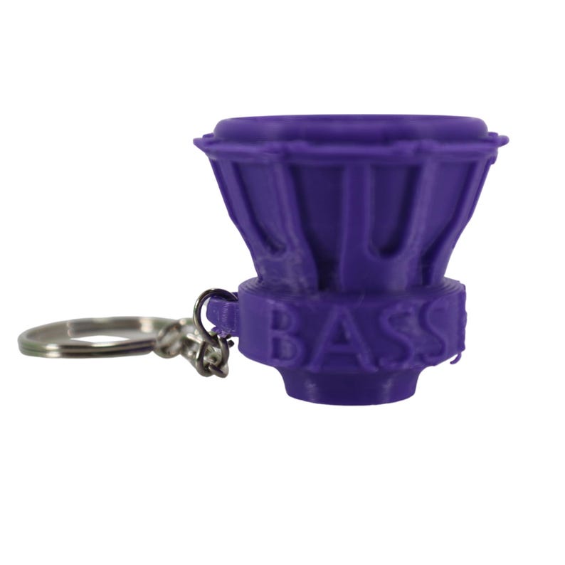 3D Printed "bass Head" Subwoofer Keychain - Available in Multiple ...