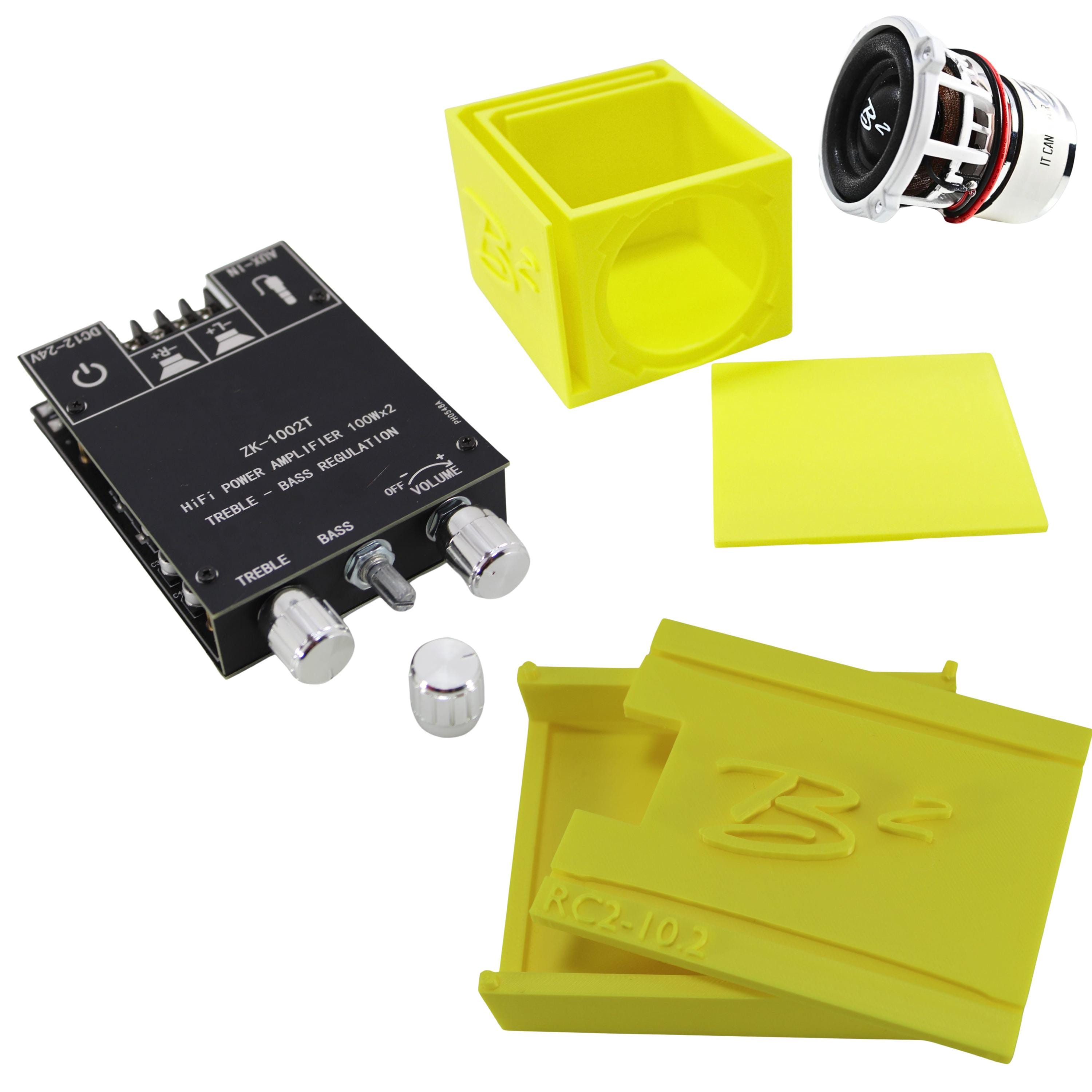 B2 Audio RC2 2" RC Car Subwoofer W/ 2ch Bluetooth Chip Amp & Single ...