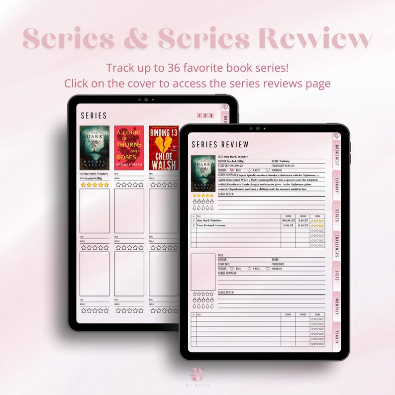 Digital Reading Journal: Book Tracker, Review, and Reading Planner (PDF ...