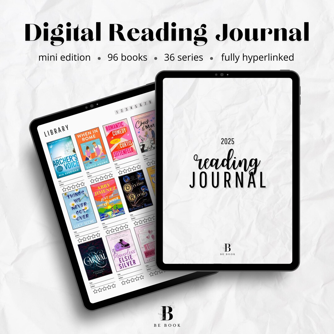 Digital Reading Journal, Reading Log, Reading Planner, iPad & Android ...