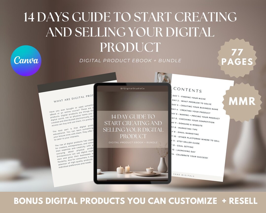 Selling Digital Product Blueprint: 14 Days Guide of Selling Digital ...