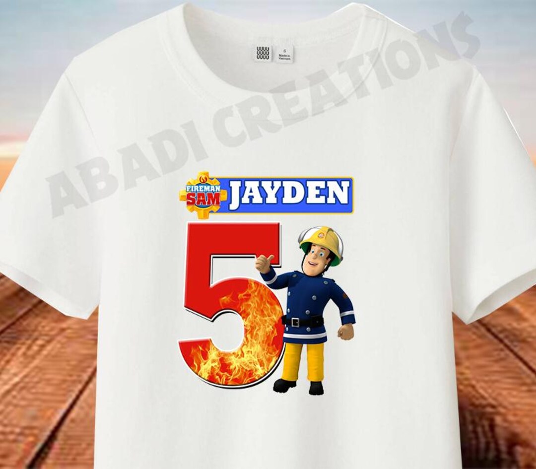 Fire Fighter Iron on Transfer Shirt Design , Fire Fighter Iron on ...