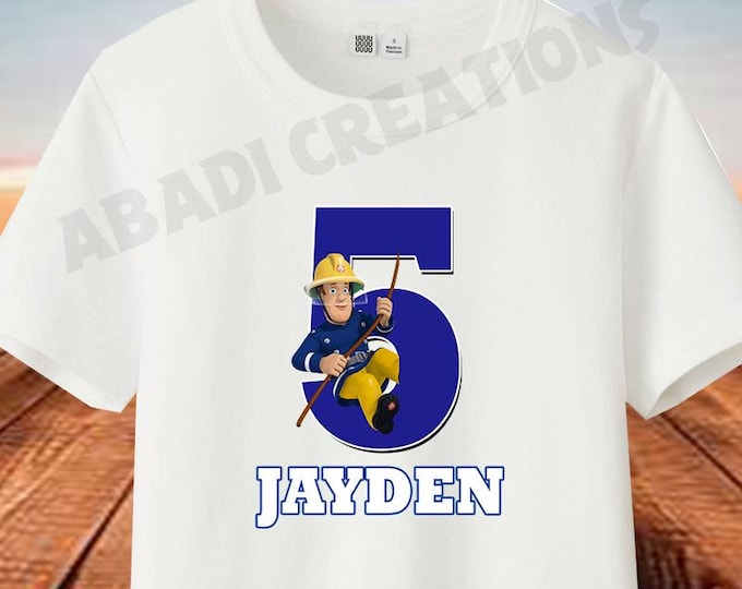 Printable Fireman Sam Iron on Transfer - Etsy Canada