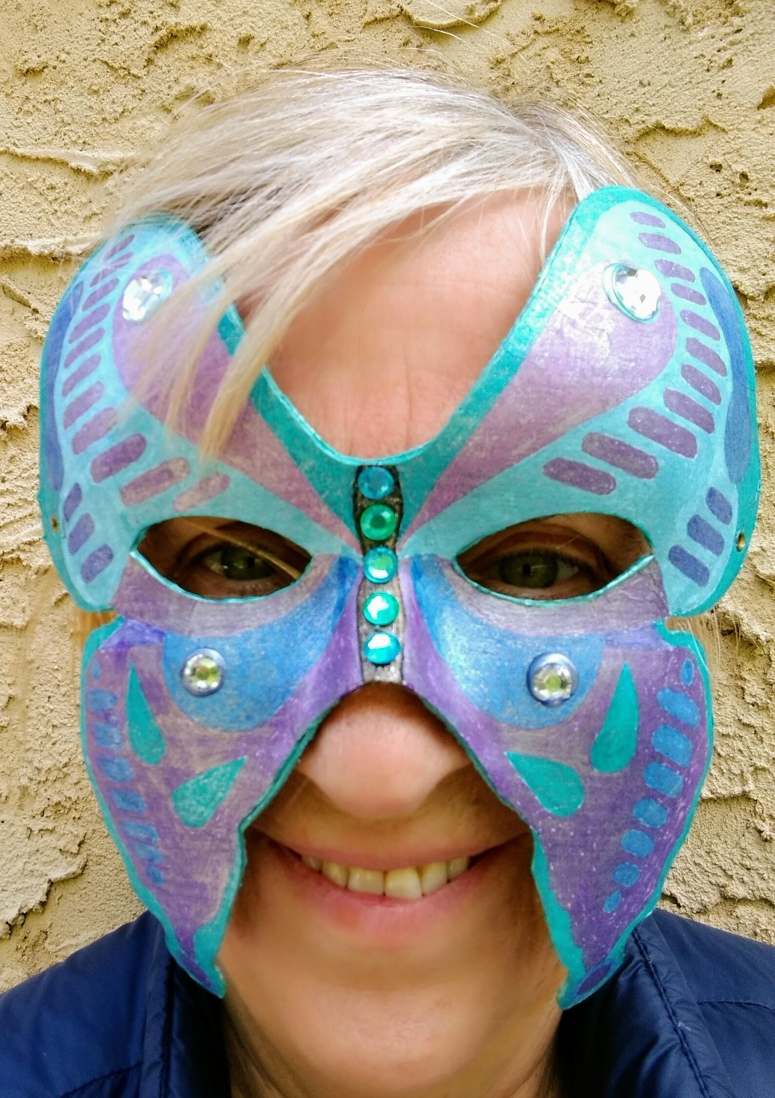 Masque papillon - Masque peint à la main Papillon - Etsy France