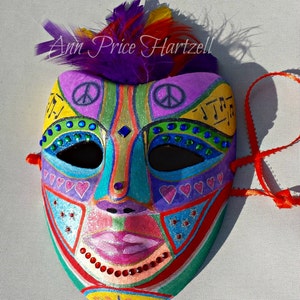 Mask Mask of Symbols - Etsy