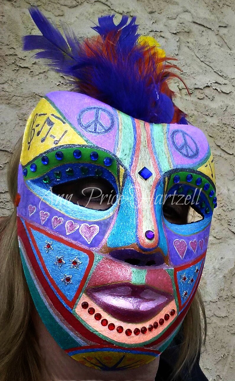 Mask Mask of Symbols - Etsy