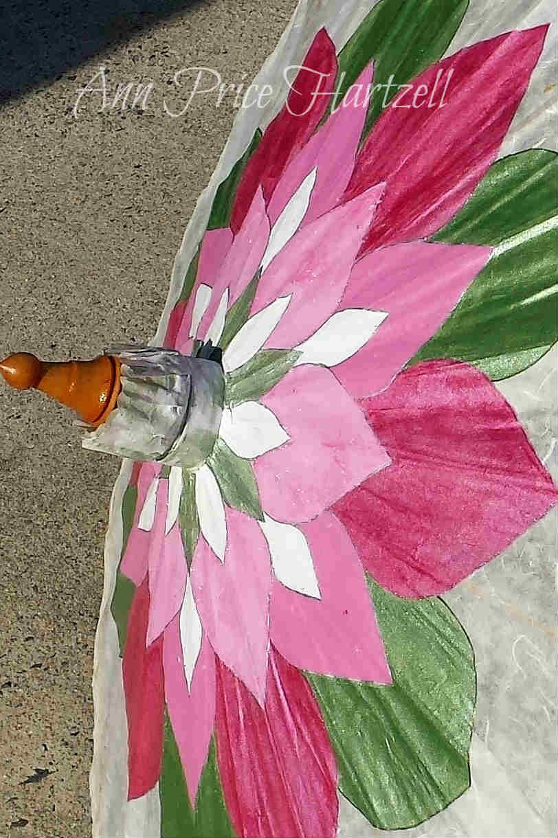 Parasol Pink Lotus Flower Parasol - Etsy