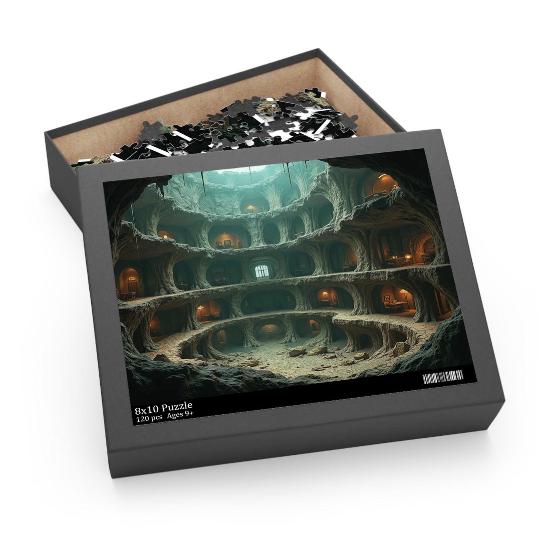 Puzzle 500-piece Cutaway Building Room Adventure Game Jigsaw, Bioshock ...