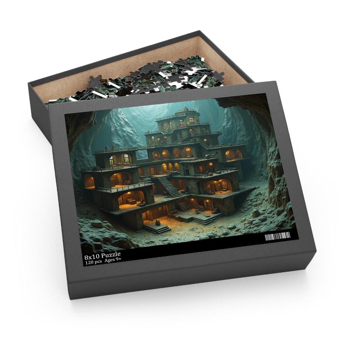 Puzzle Cutaway Building Room Concept Design, Bioshock Art, 252-piece ...
