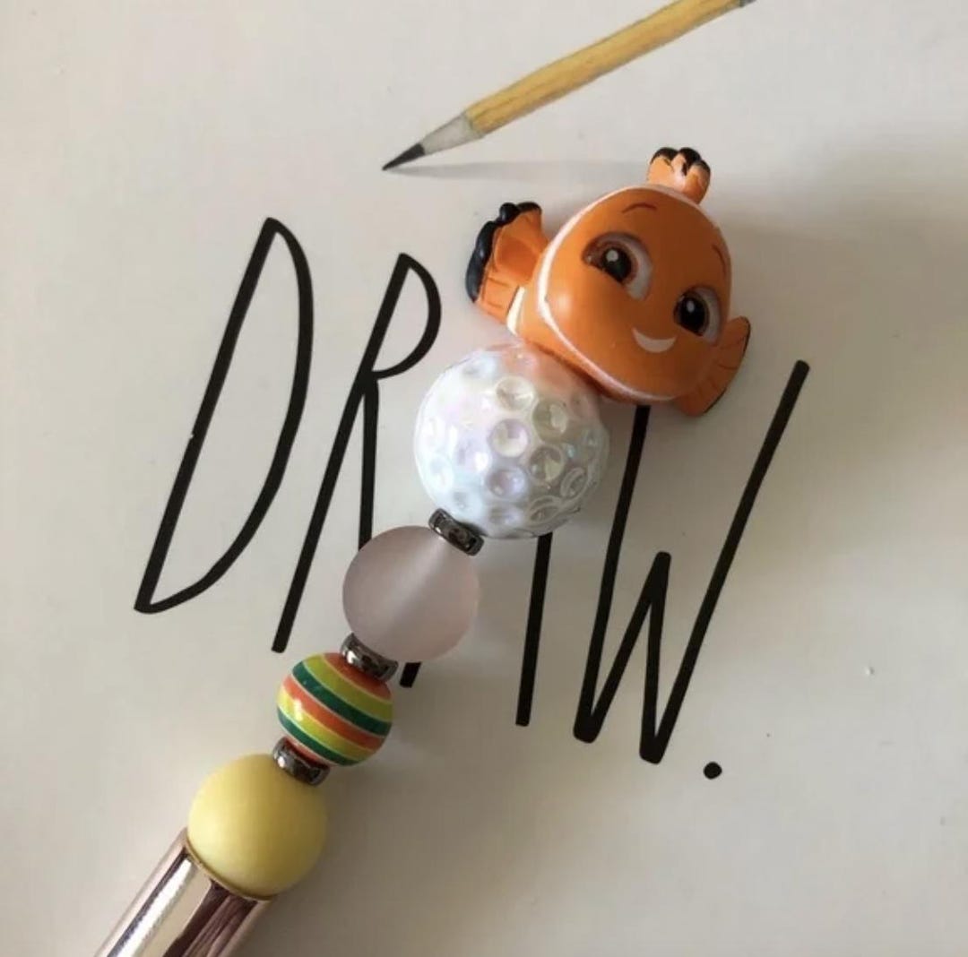 Disney Doorables: Finding Nemo Handmade Beaded Pen - Etsy
