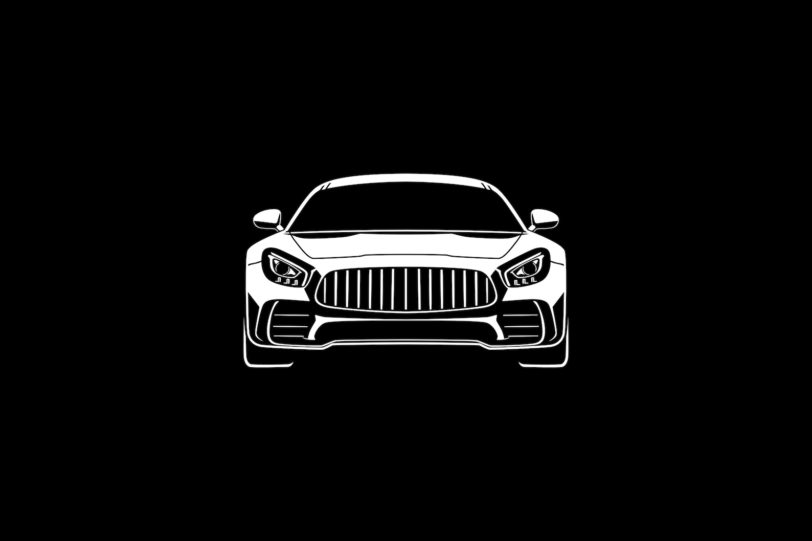 AMG Gt 2020 Car Silhouette SVG PNG for Cutting, Print, Cricut, Sticker ...