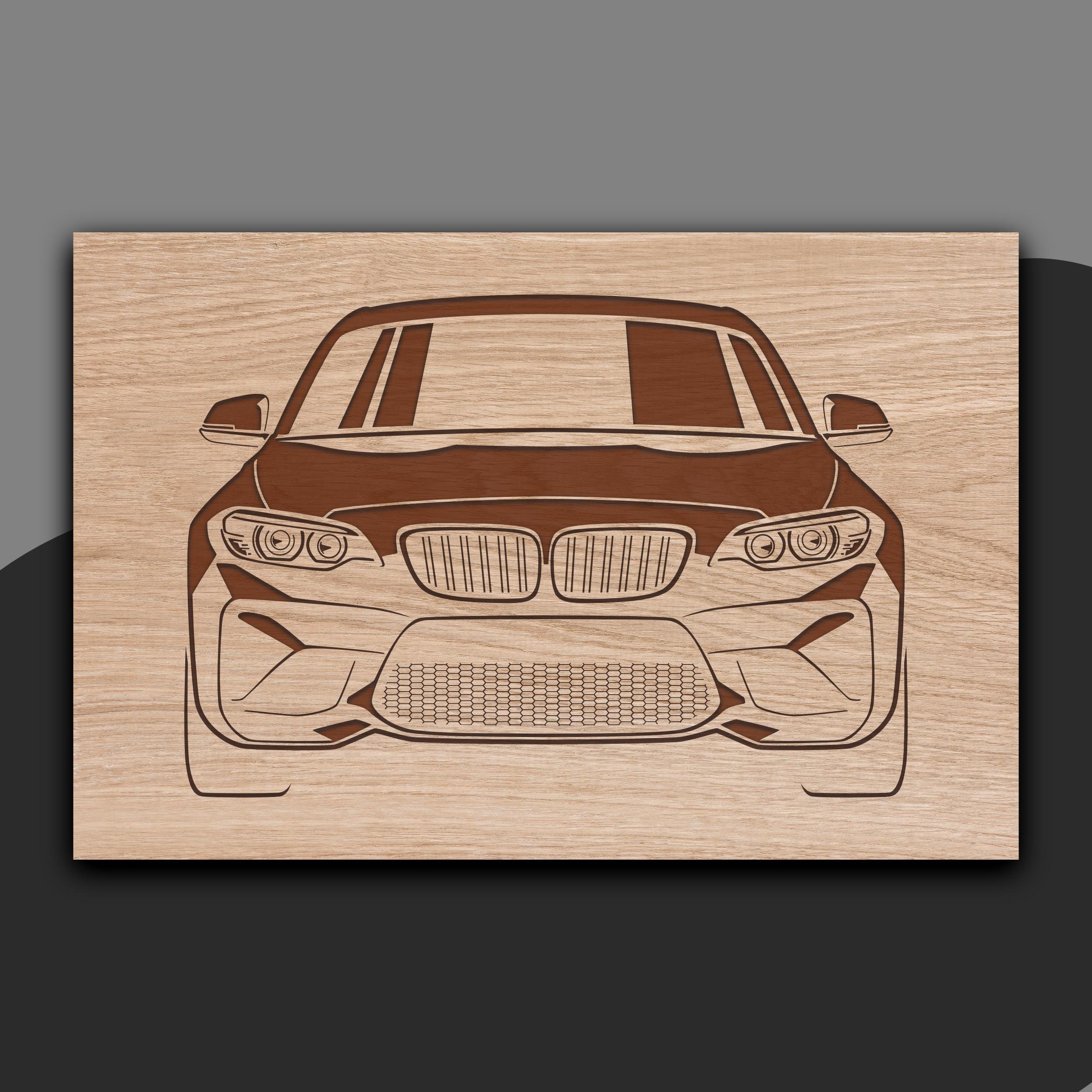 M2 Car Silhouette: SVG PNG Vector (digital Download) - Etsy