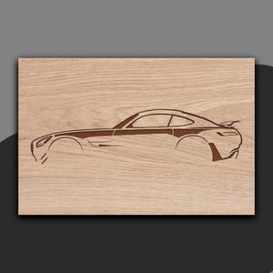 AMG Gt Car Silhouette SVG PNG for Cutting, Print, Cricut, Sticker ...