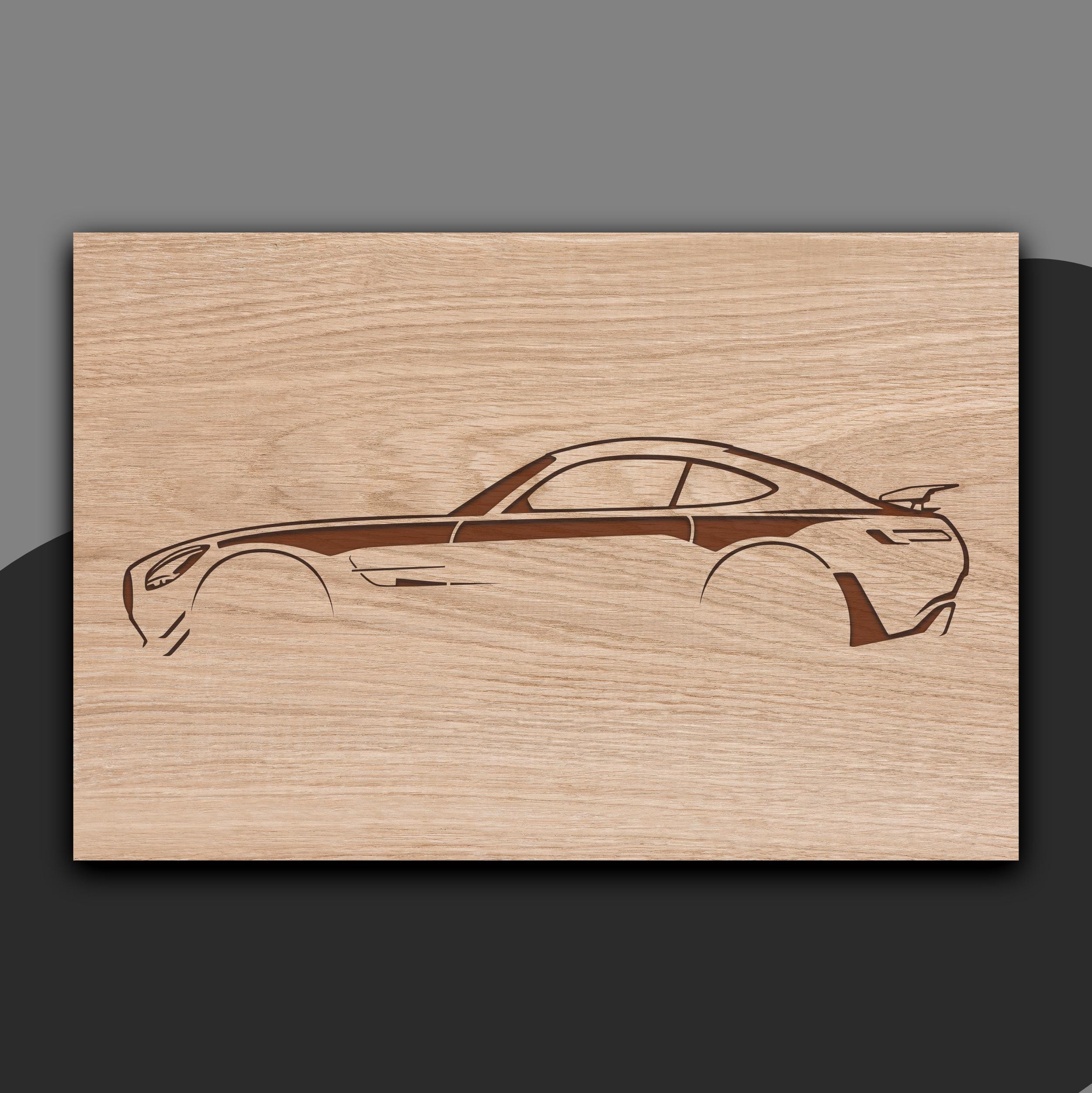 AMG Gt Car Silhouette SVG PNG for Cutting, Print, Cricut, Sticker - Etsy