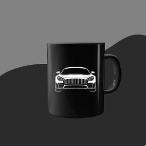 AMG Gt 2020 Car Silhouette SVG PNG for Cutting, Print, Cricut, Sticker ...