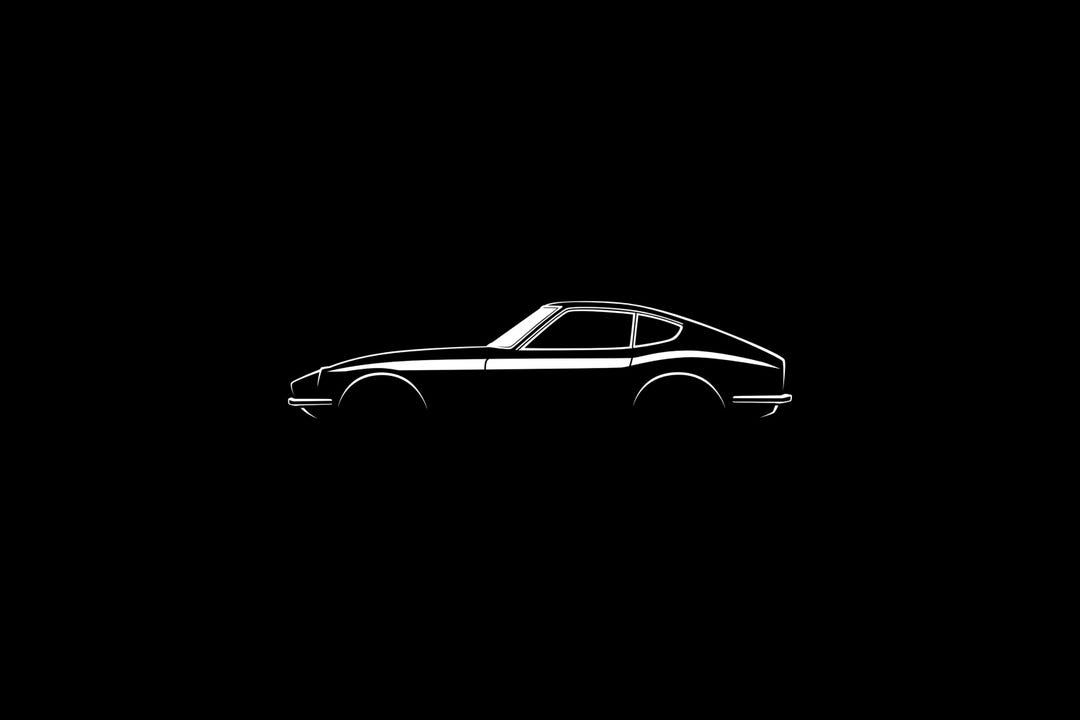 Datsun 240Z Car Silhouette SVG PNG for Cutting, Print, Cricut, Sticker ...