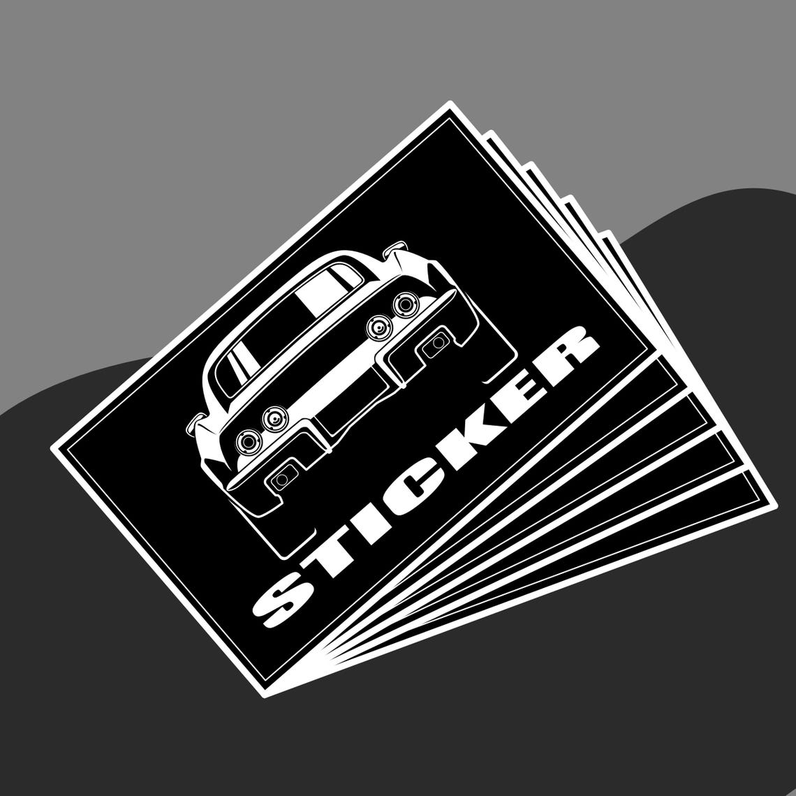 Corvette C3 Stingray Car Silhouette SVG PNG for Cutting, Print, Cricut ...
