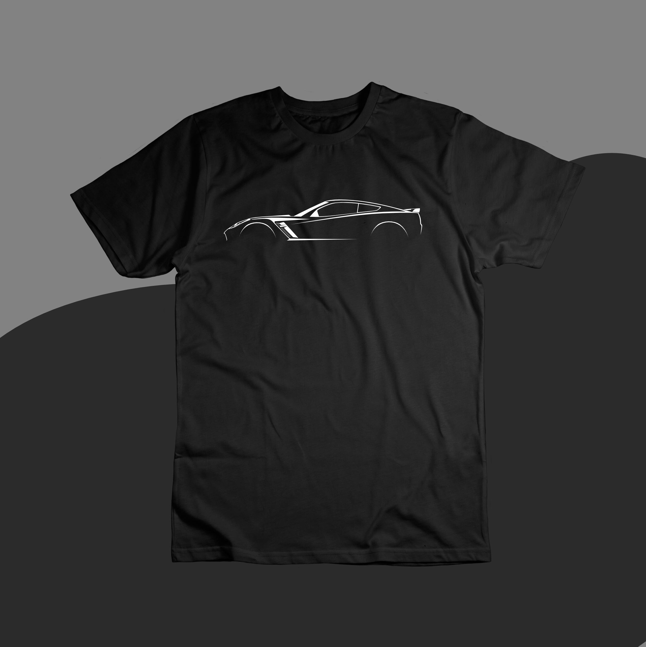 2015 Corvette Z06 Car Silhouette SVG PNG for Cutting, Print, Cricut ...