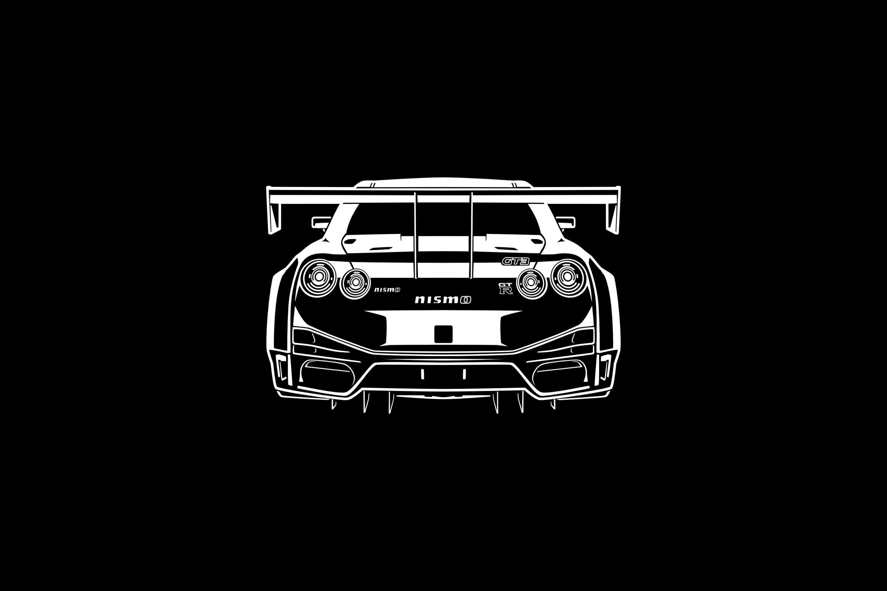 GTR R35 Nismo Car Silhouette SVG PNG for Cutting, Print, Cricut ...