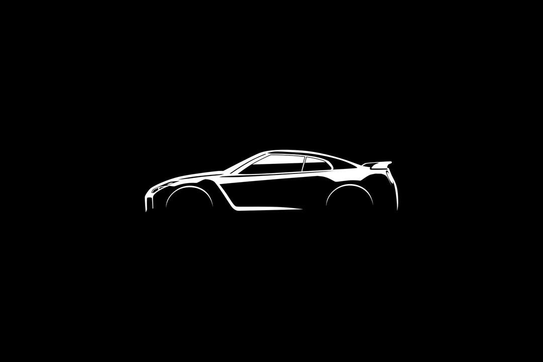 GTR R35 Car Silhouette SVG PNG for Cutting, Print, Cricut, Sticker ...