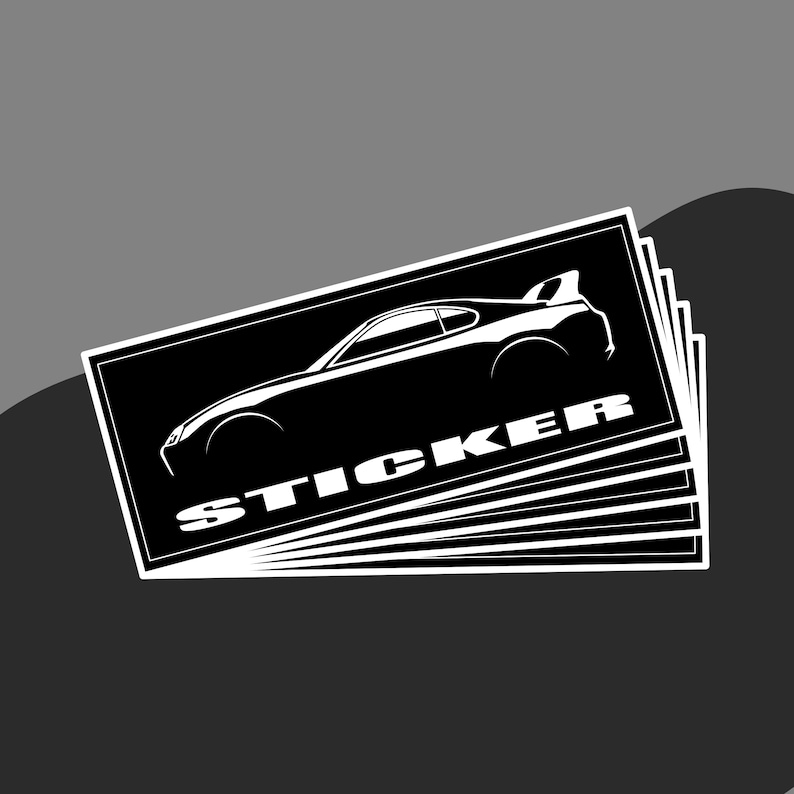 Supra MK4 Car Silhouette SVG PNG for Cutting, Print, Cricut, Sticker - Etsy