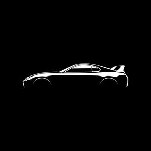 Supra MK4 Car Silhouette SVG PNG for Cutting, Print, Cricut, Sticker - Etsy
