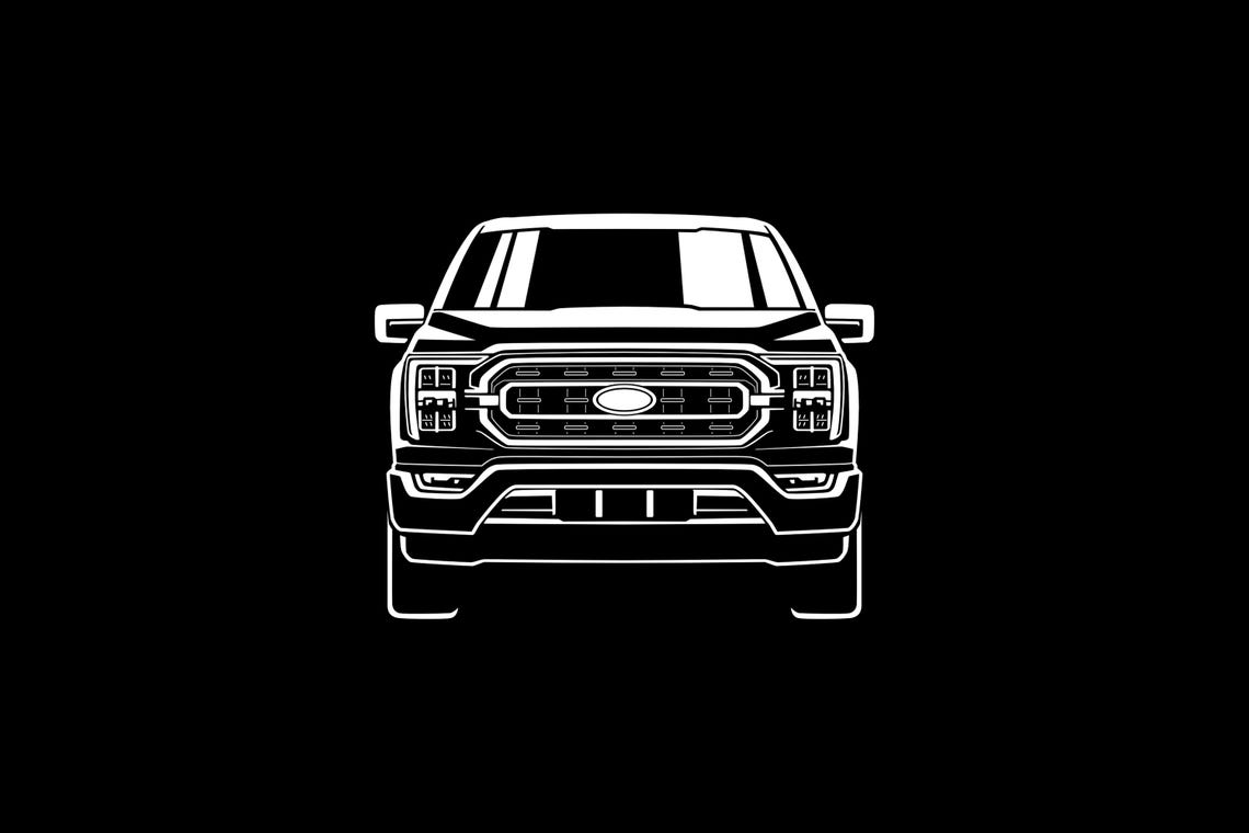 F150 2021 Car Silhouette SVG PNG for Cutting, Print, Cricut, Sticker - Etsy