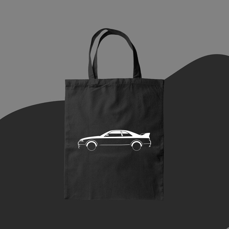 Skyline GTR R33 Car Silhouette: SVG Vector File for Cutting (digital ...