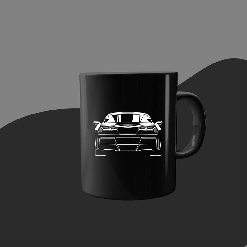 Corvette C7 Car Silhouette SVG PNG for Cutting, Print, Cricut, Sticker ...