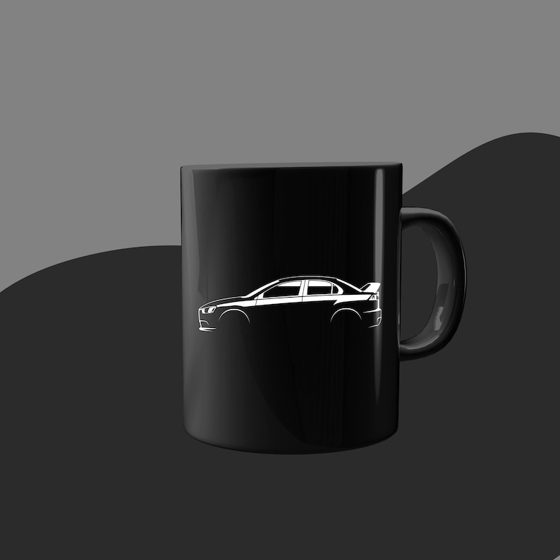 Silueta de coche Lancer EVO X: Archivo de corte SVG PNG Cricut - Etsy ...