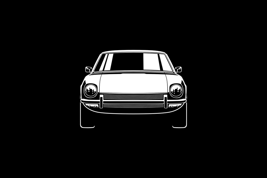 Datsun 240Z Car Silhouette SVG PNG for Cutting, Print, Cricut, Sticker ...