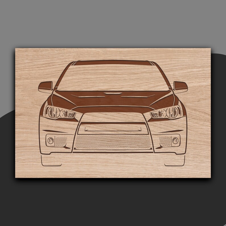 Lancer Evo X Car Silhouette SVG PNG for Cutting, Print, Cricut, Sticker ...