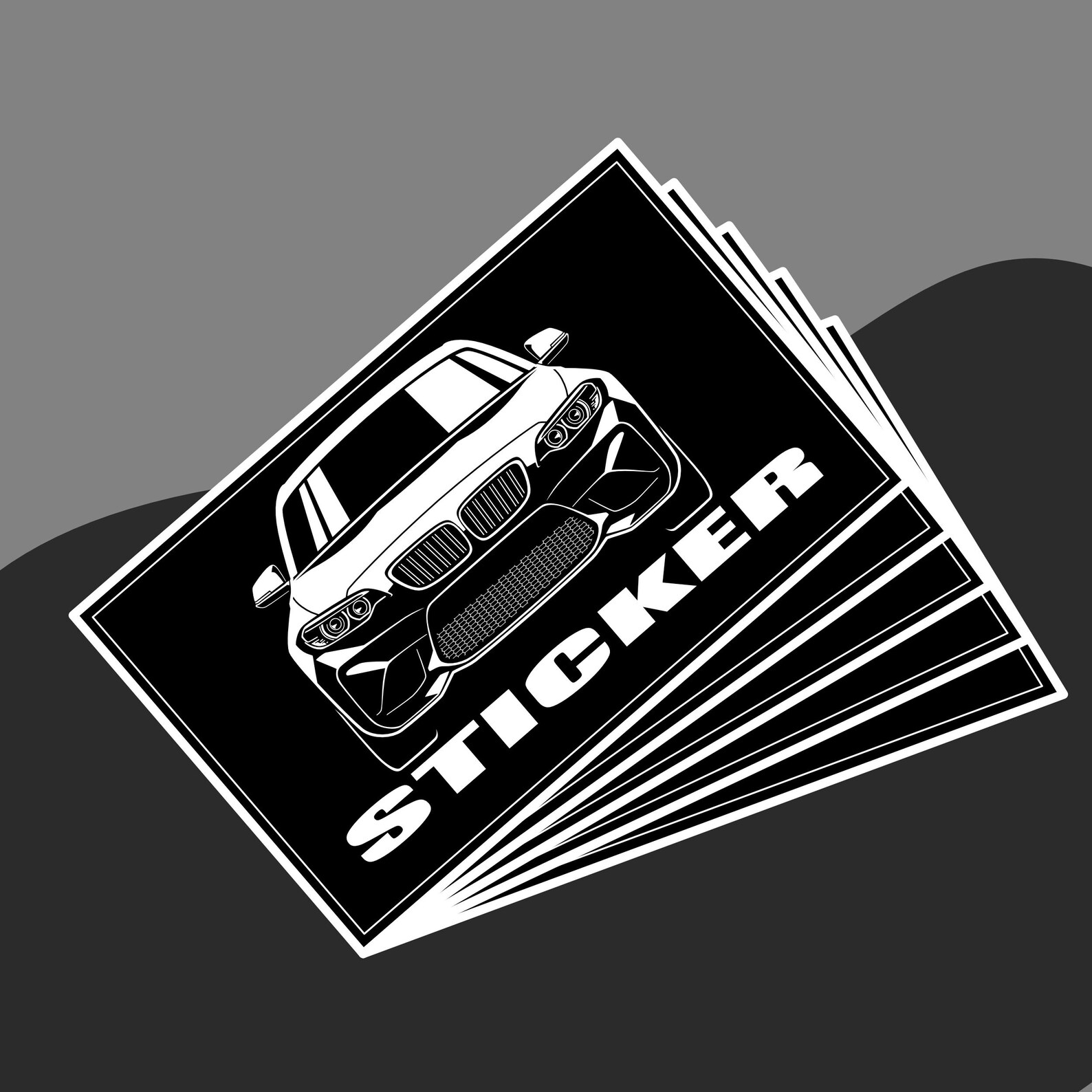 M2 Car Silhouette: SVG PNG Vector (digital Download) - Etsy