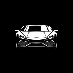 Huracan Car Silhouette SVG PNG for Cutting, Print, Cricut, Sticker - Etsy