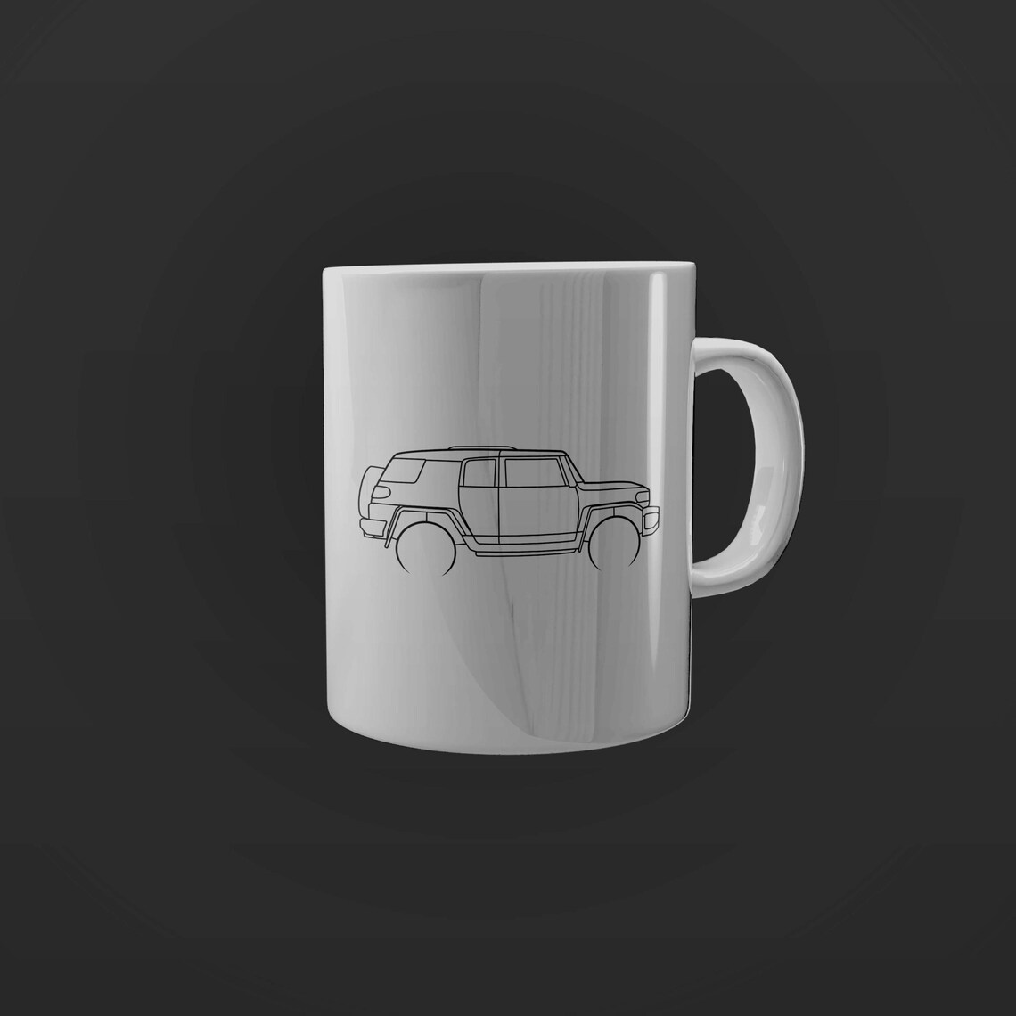 FJ Cruiser Car Silhouette SVG PNG for Cutting, Print, Cricut, Sticker ...