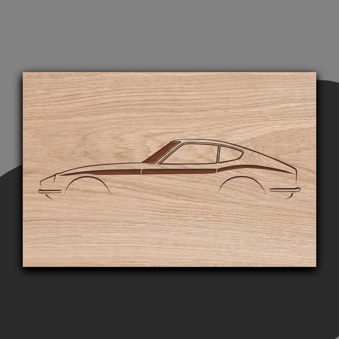 Datsun 240Z Car Silhouette SVG PNG for Cutting, Print, Cricut, Sticker ...