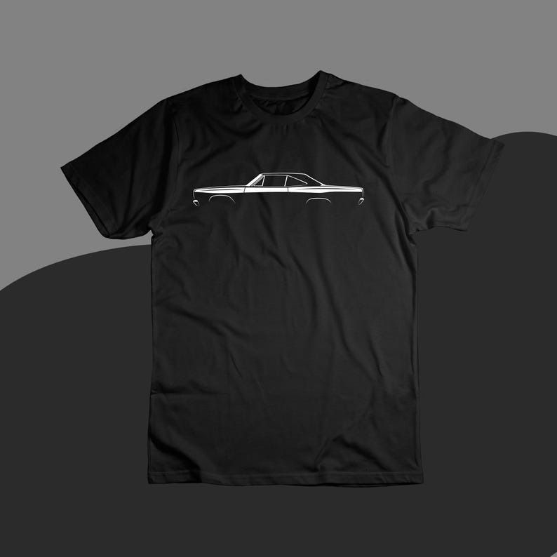 1969 Roadrunner Car Silhouette SVG PNG for Cutting, Print, Cricut ...