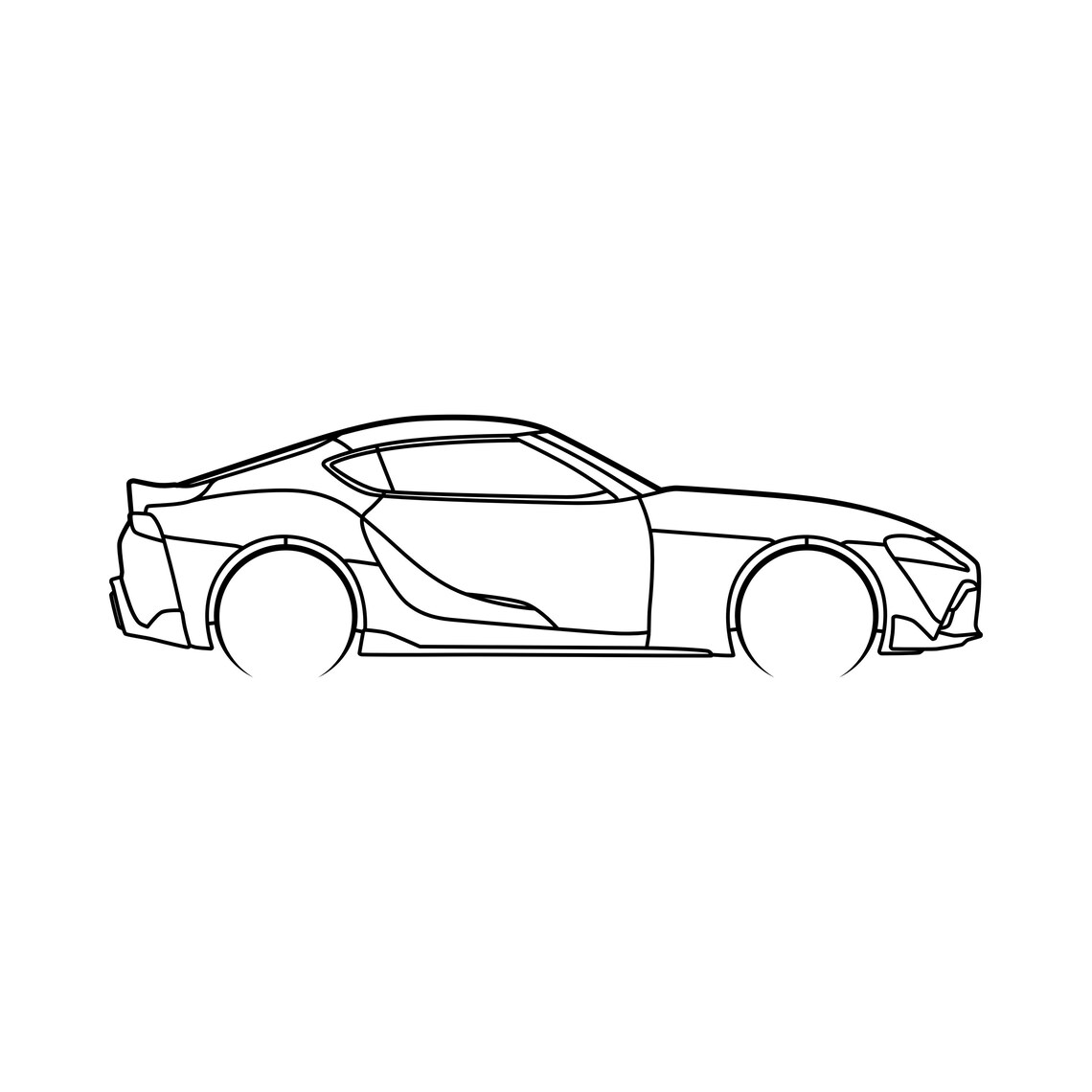 Supra MK5 Car Silhouette SVG PNG for Cutting, Print, Cricut, Sticker - Etsy