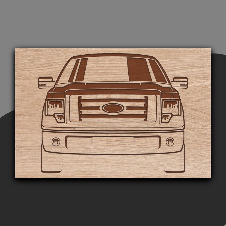 2010 F150 Car Silhouette: SVG PNG Clipart for Cricut (digital Download ...
