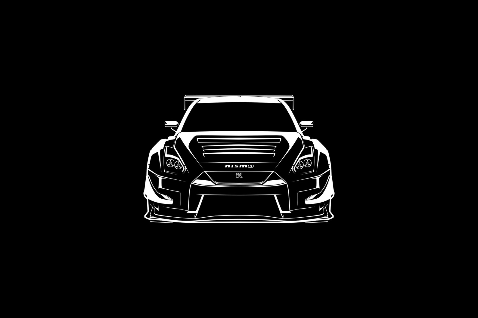 GTR R35 Nismo Car Silhouette SVG PNG for Cutting, Print, Cricut ...