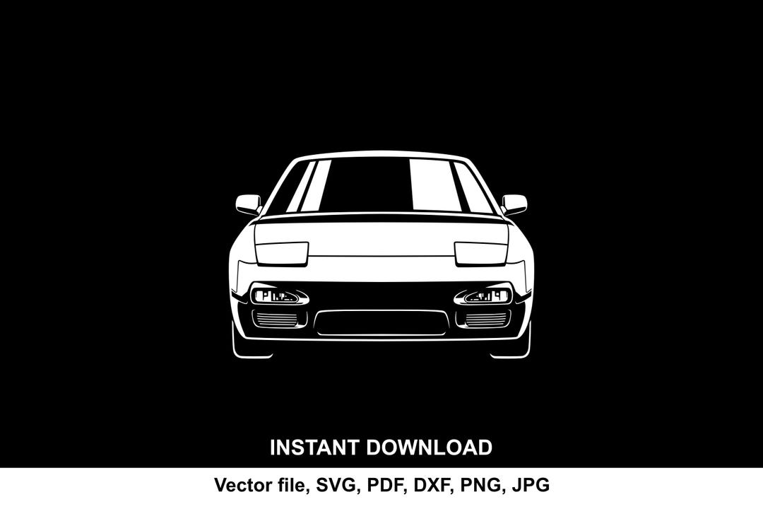 Silvia 180SX Car Silhouette: SVG PNG for Cricut (digital Download) - Etsy