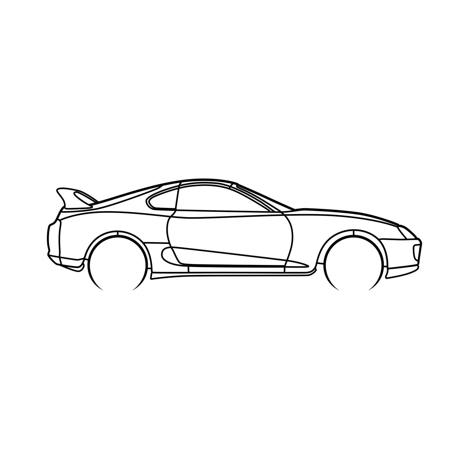 Supra MK4 Car Silhouette SVG PNG for Cutting, Print, Cricut, Sticker - Etsy