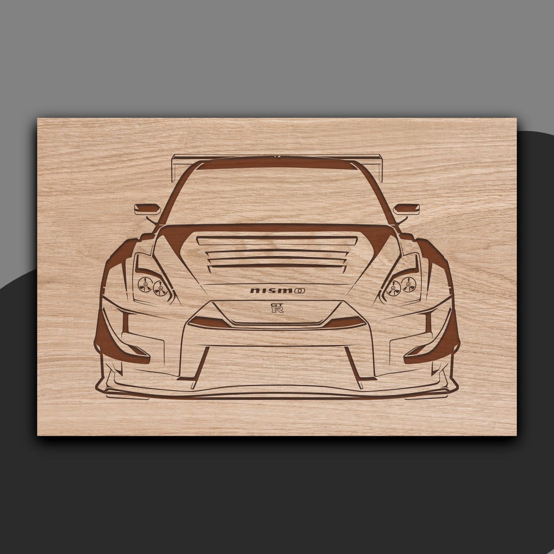 GTR R35 Nismo Car Silhouette SVG PNG for Cutting, Print, Cricut ...