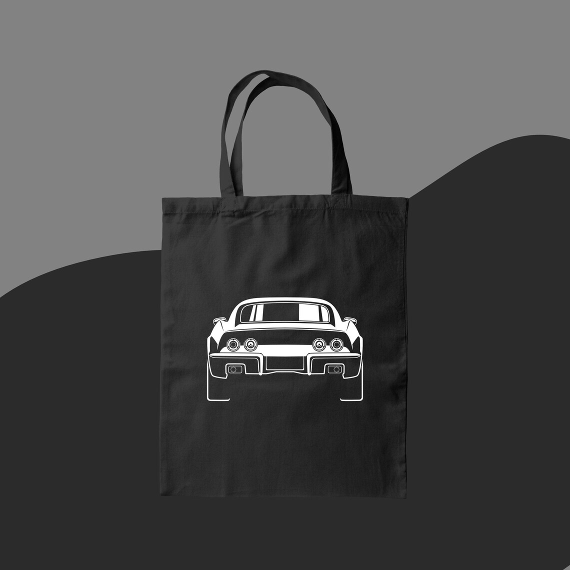 Corvette C3 Stingray Car Silhouette SVG PNG for Cutting, Print, Cricut ...
