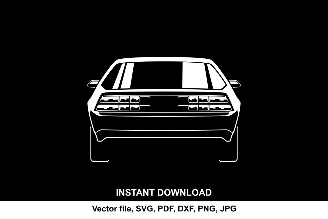Camaro 1982 SVG, Car Silhouette, Cricut Cut File, Car Outline, Clipart ...