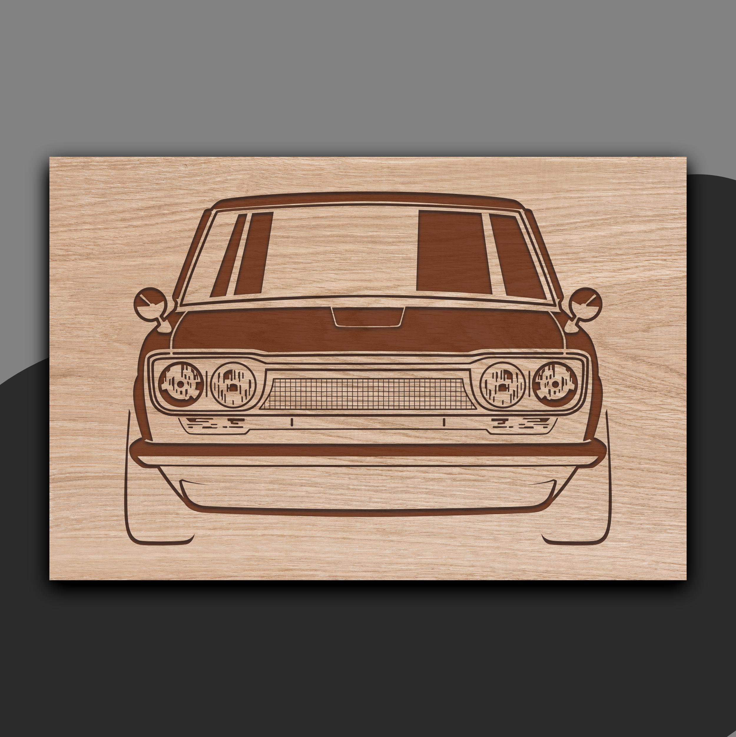 Datsun Car Silhouette SVG PNG for Cutting, Print, Cricut, Sticker - Etsy