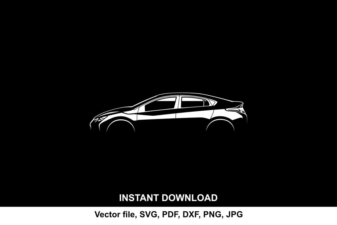 Volt Gen 2 Car Silhouette: SVG PNG Files for Cricut (digital Download ...
