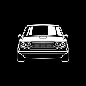 Datsun Car Silhouette SVG PNG for Cutting, Print, Cricut, Sticker - Etsy