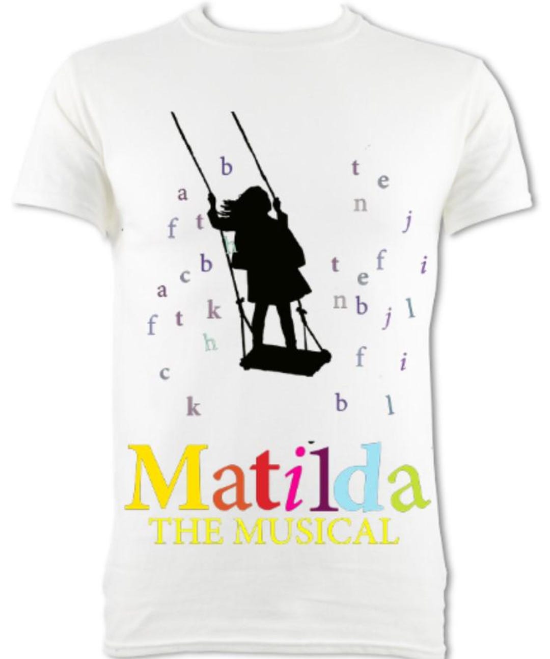 Matilda - Musical Unisex Cotton Tee, Broadway, West End Gift, Theater ...