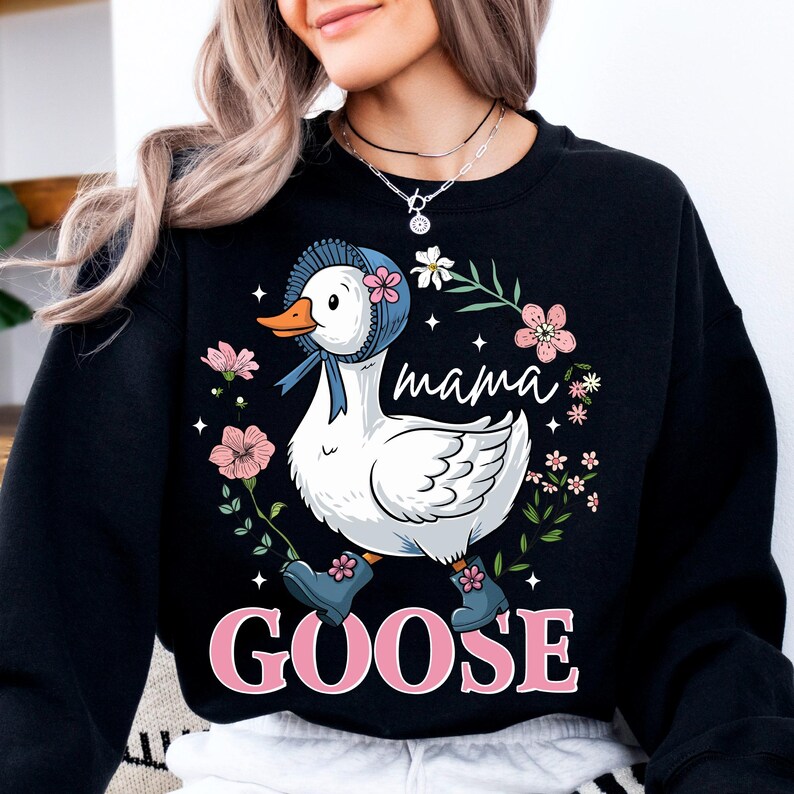Mama Goose PNG, Vintage Goose Digital Download, Coquette Mama Png,mama ...